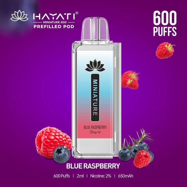 Hayati Miniature 600 Prefilled Replacement Pod Box Of 5 – Vape Sales